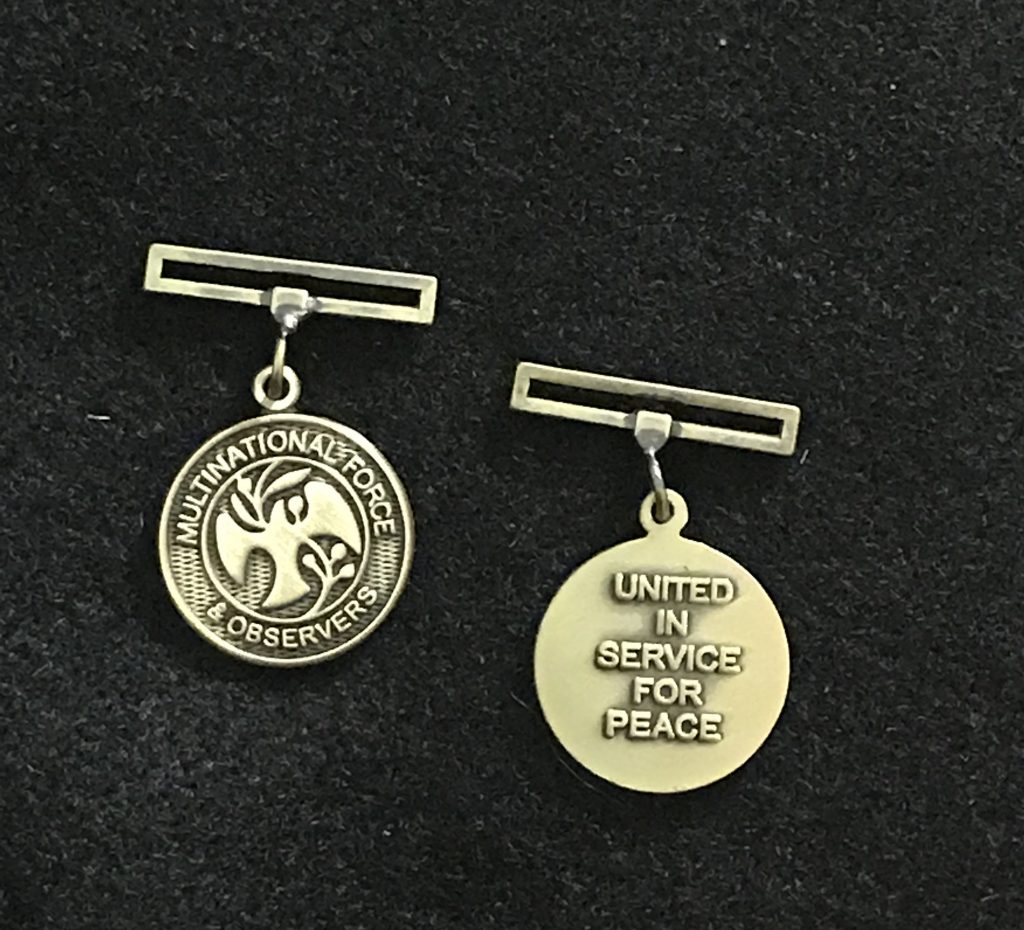 Miniature Multinational Force and Observers Medal | Martel's Medal ...